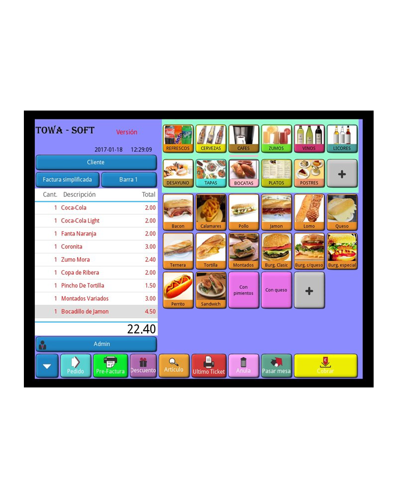 TPV completo para comercio | Oferta en TPV para hostelería | Android.